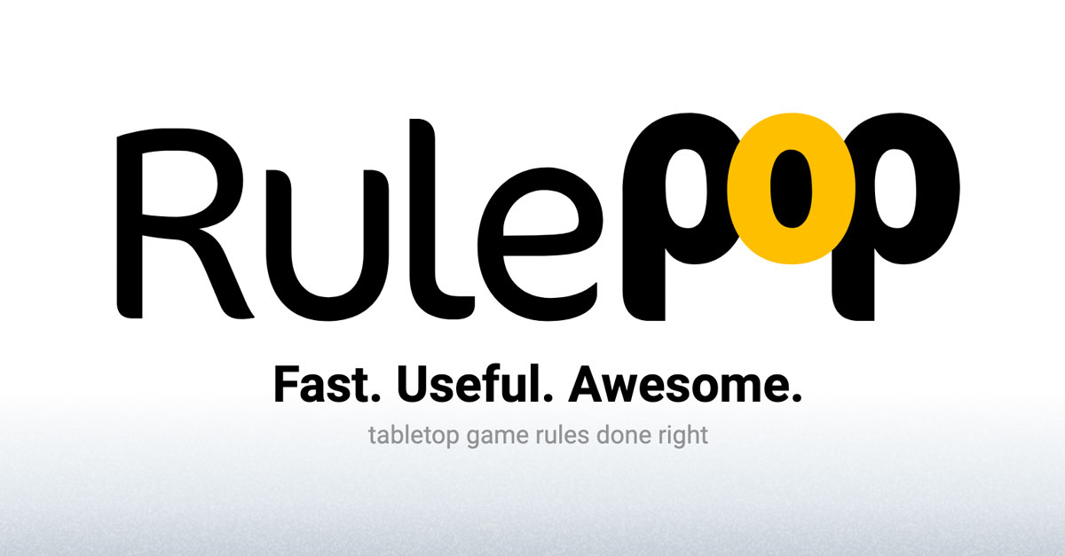 Rulepop | game rules done right